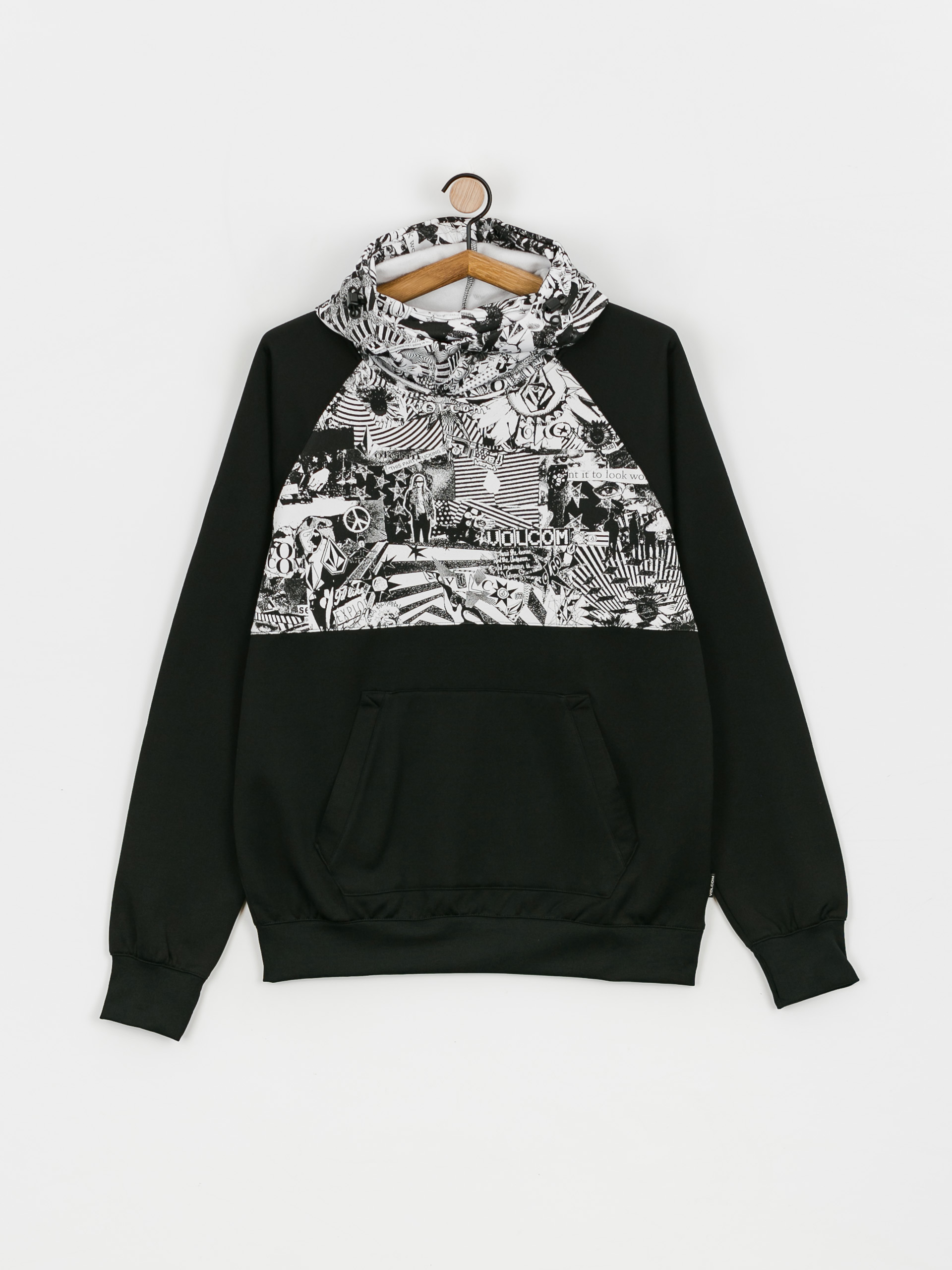 Volcom Термо суитшърти Hydro Riding HD (black white)