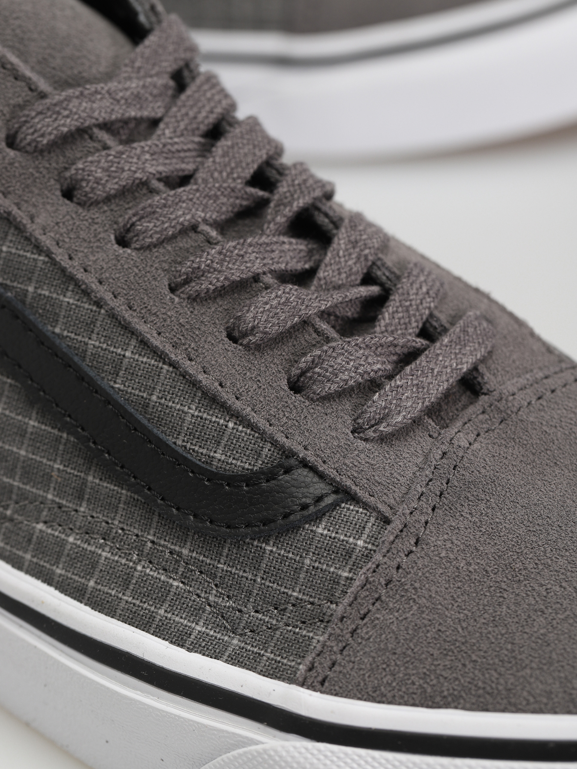 Vans Обувки Old Skool (ripstop canvas pewter/true white)