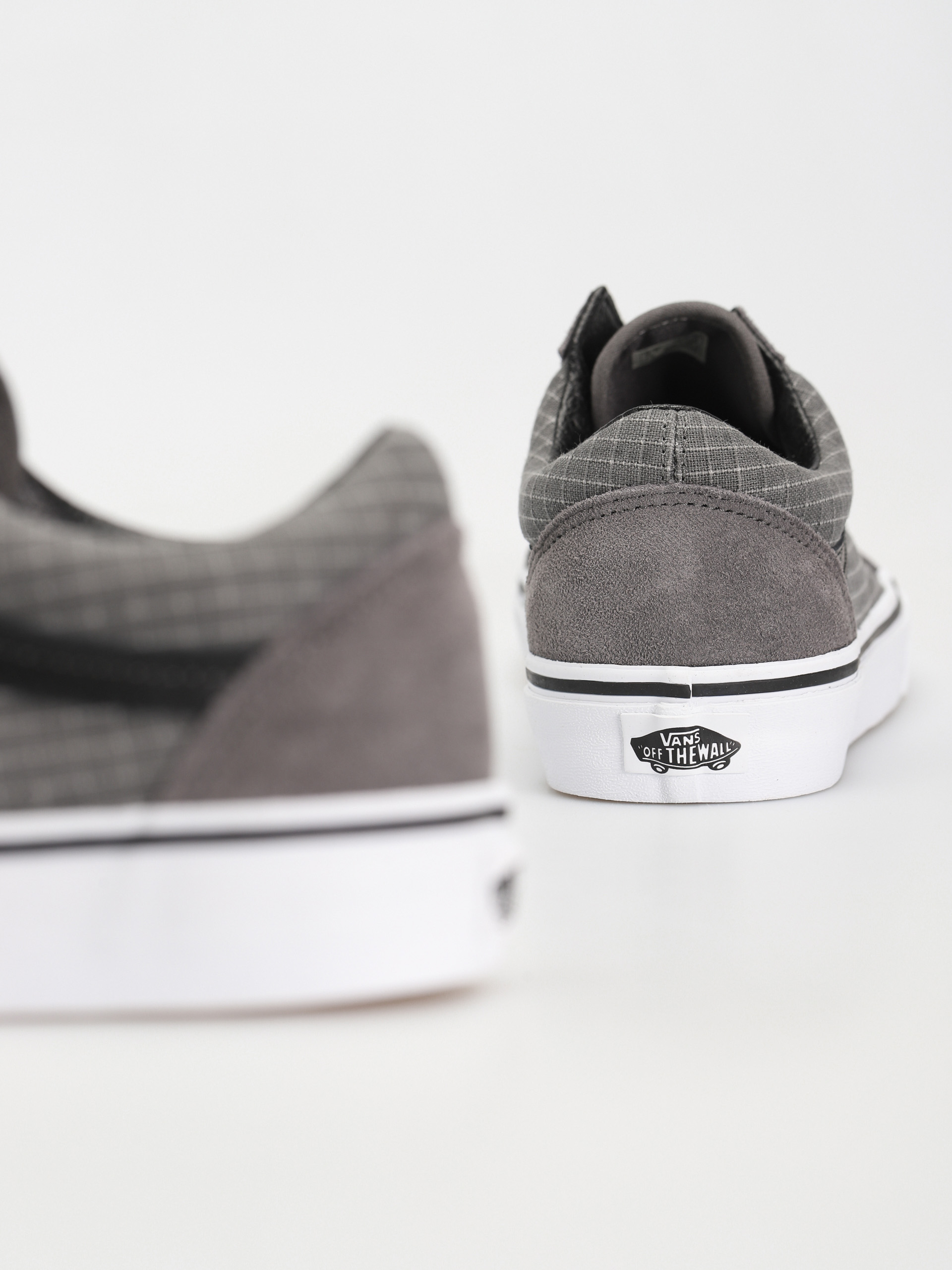 Vans Обувки Old Skool (ripstop canvas pewter/true white)