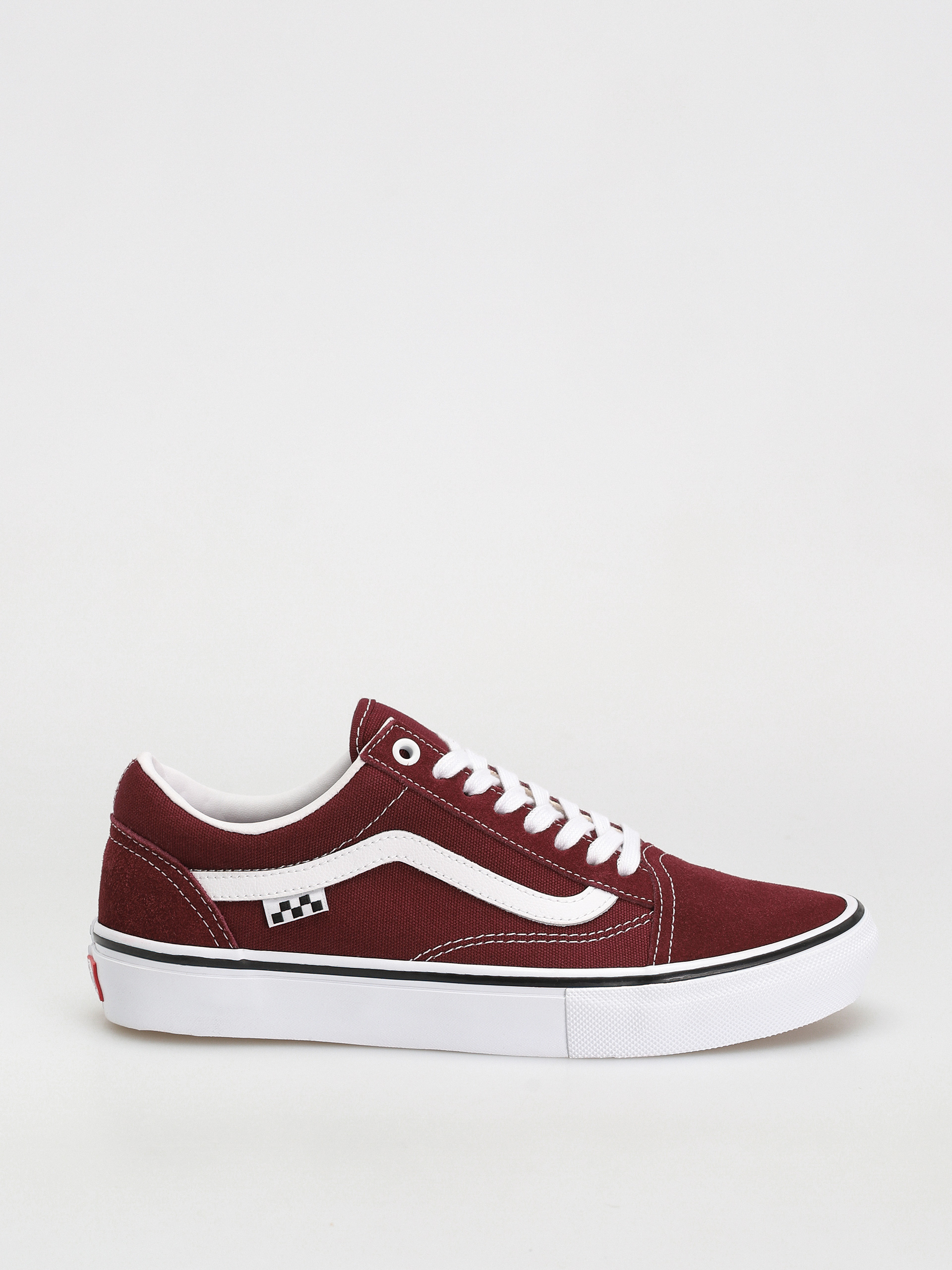 Обувки Vans Skate Old Skool - винено червен (port/true white)