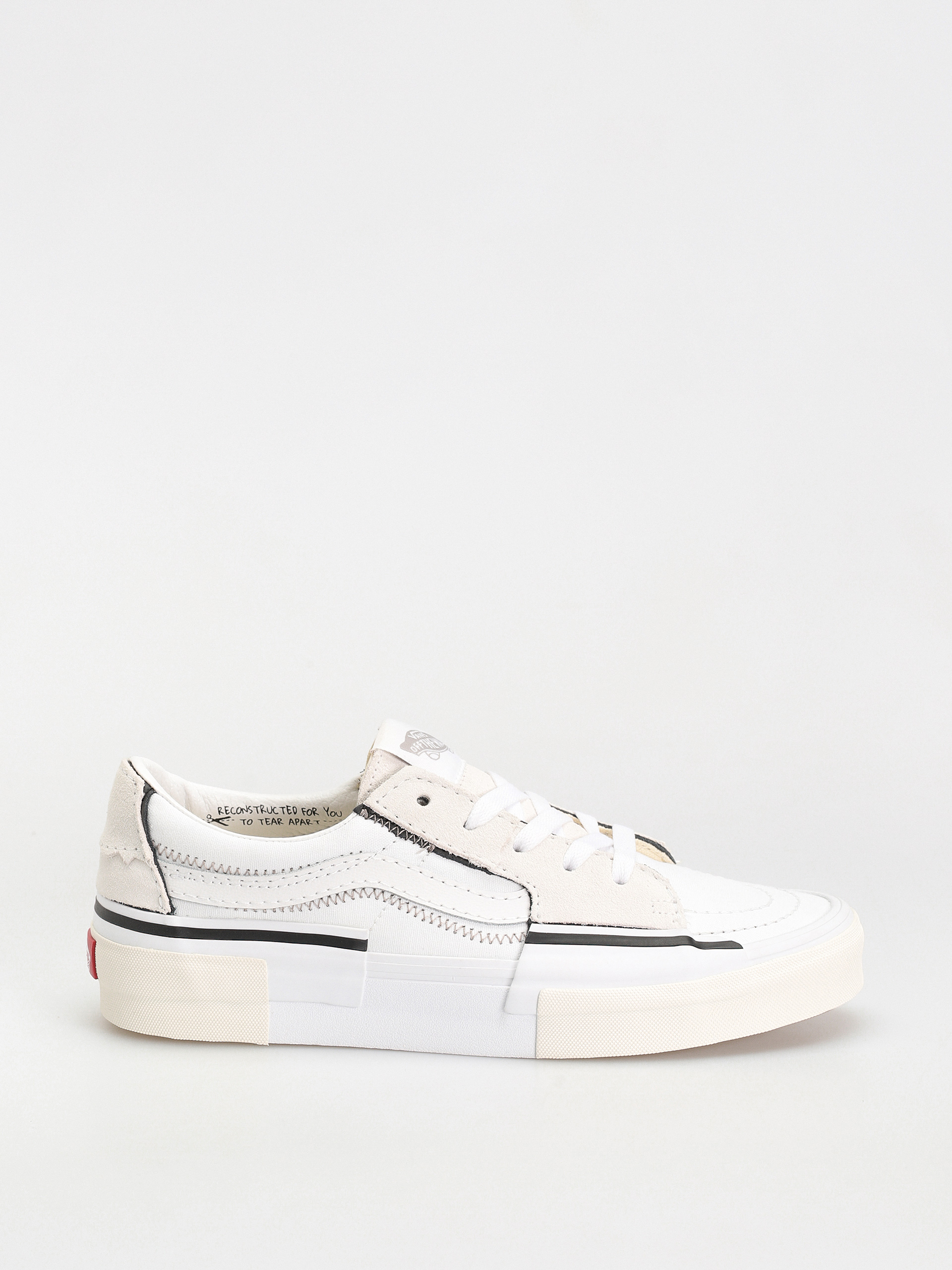 Обувки Vans Sk8 Low Reconstruct - бял (true white)