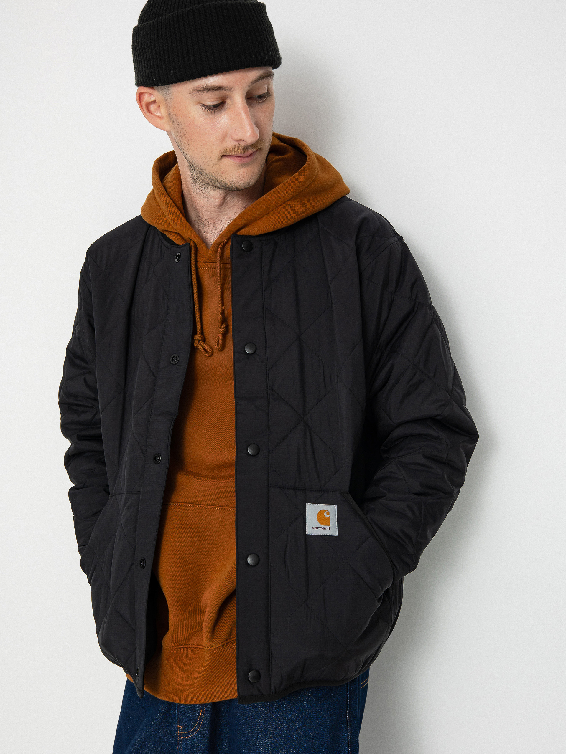 Яке Carhartt WIP Barrow Liner - черен (black)