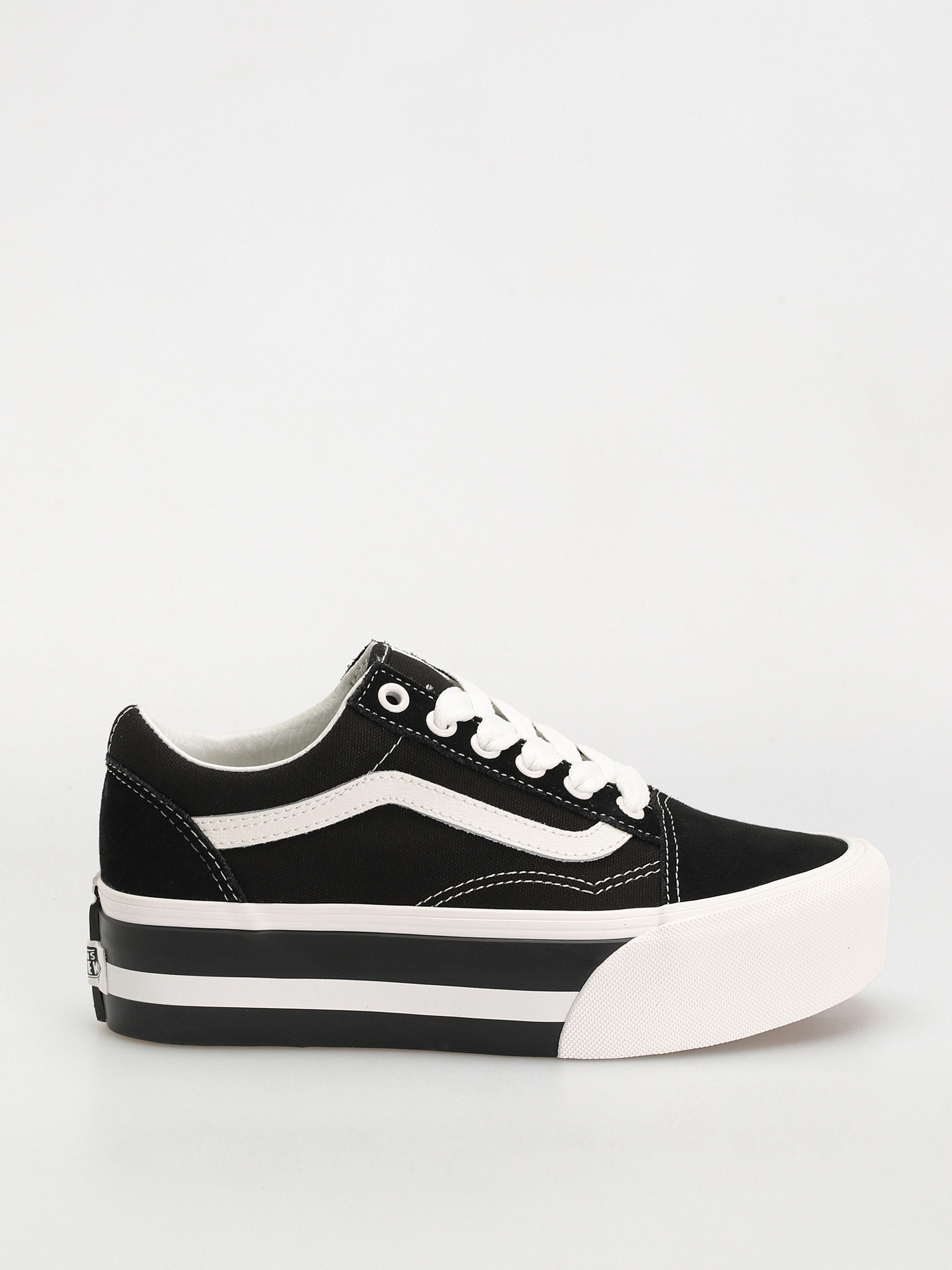 Обувки Vans Old Skool Stackform - черен (smarten up black/white)