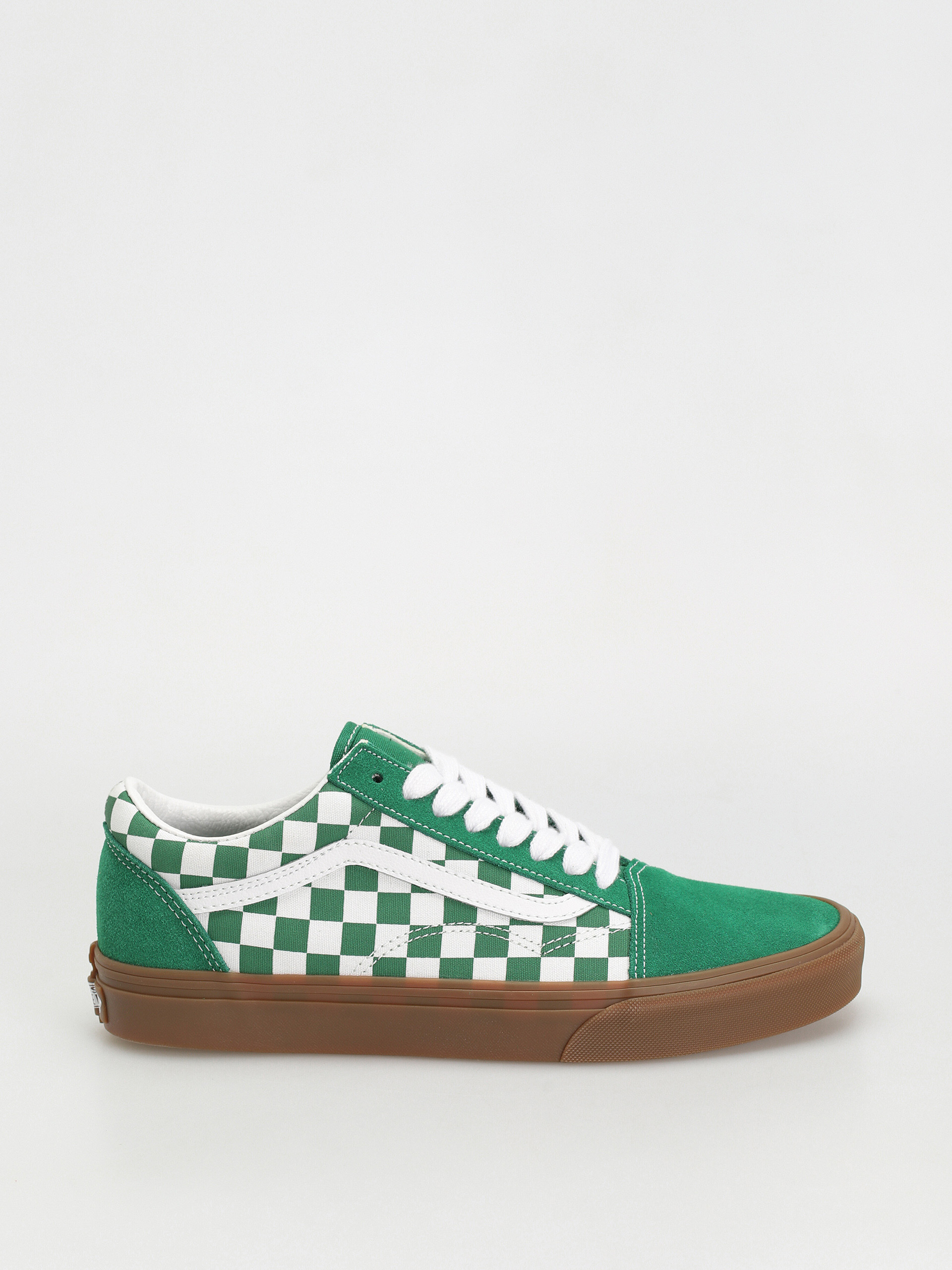 Обувки Vans Old Skool - зелен (fat lace checker green)