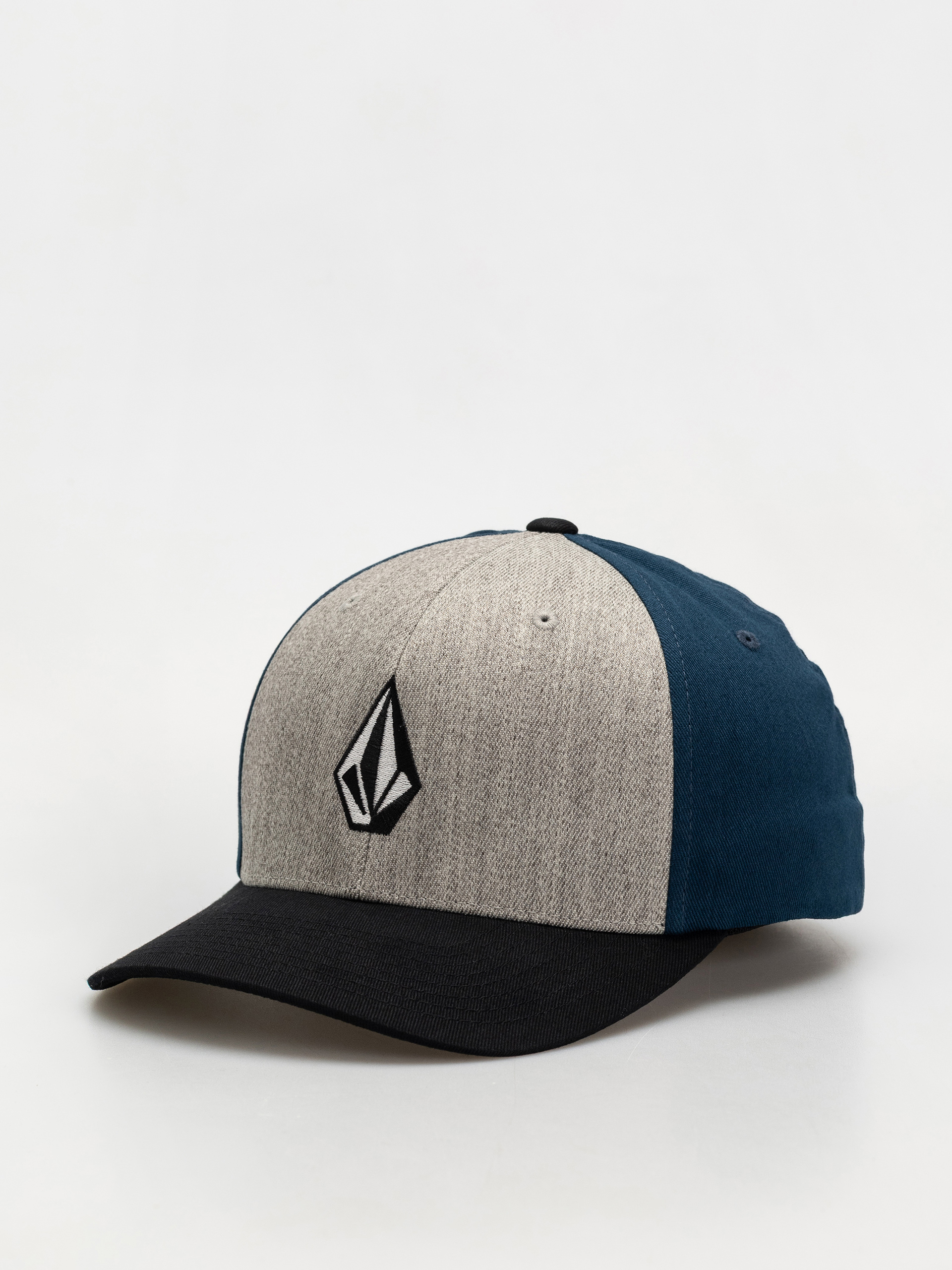 Шапка с козирка Volcom Full Stone Hthr Flexfit - морско син (deep blue)