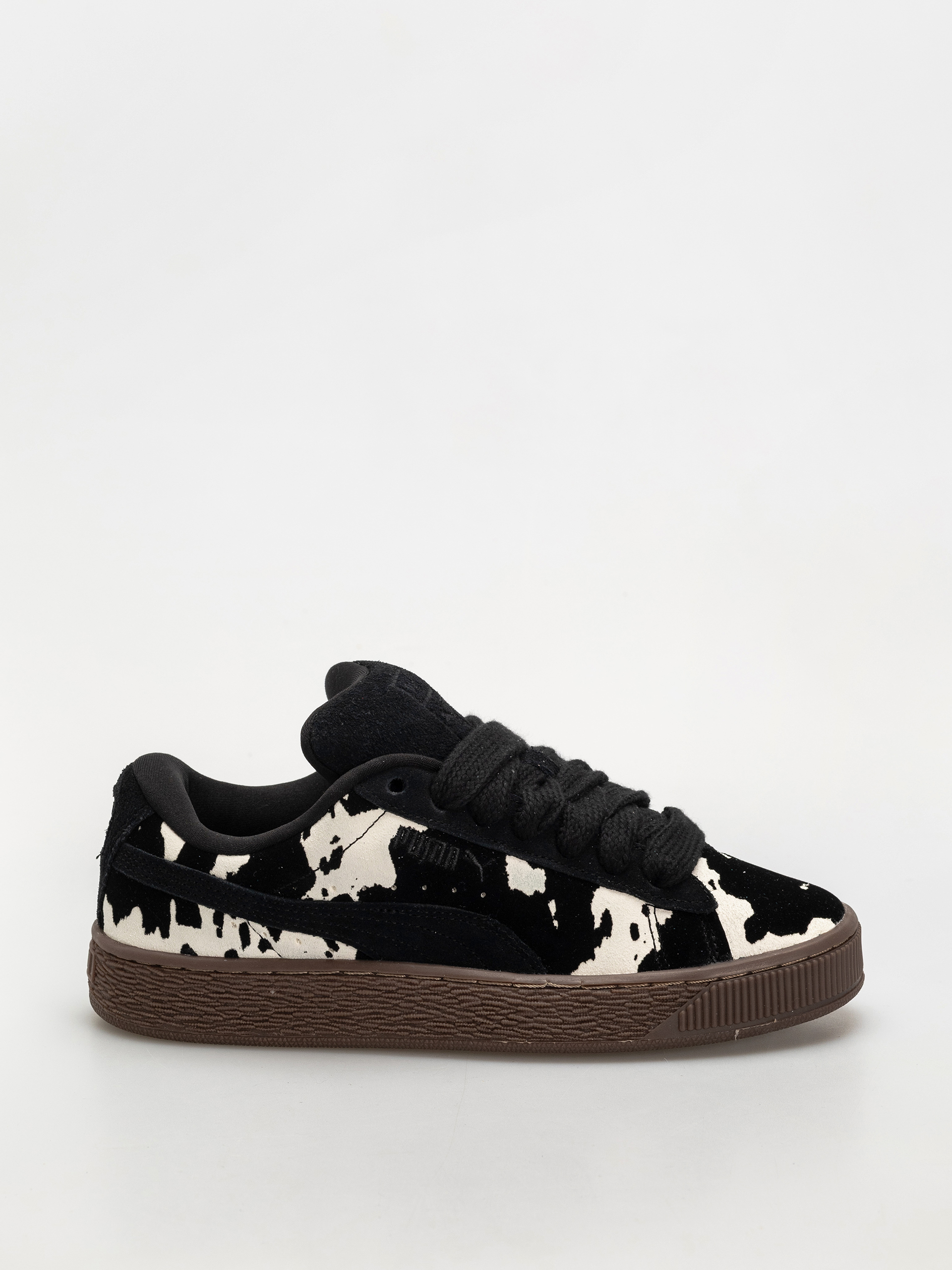 Обувки Puma Suede XL Wild Instinct Wmn - бял, черен (puma black/warm white)