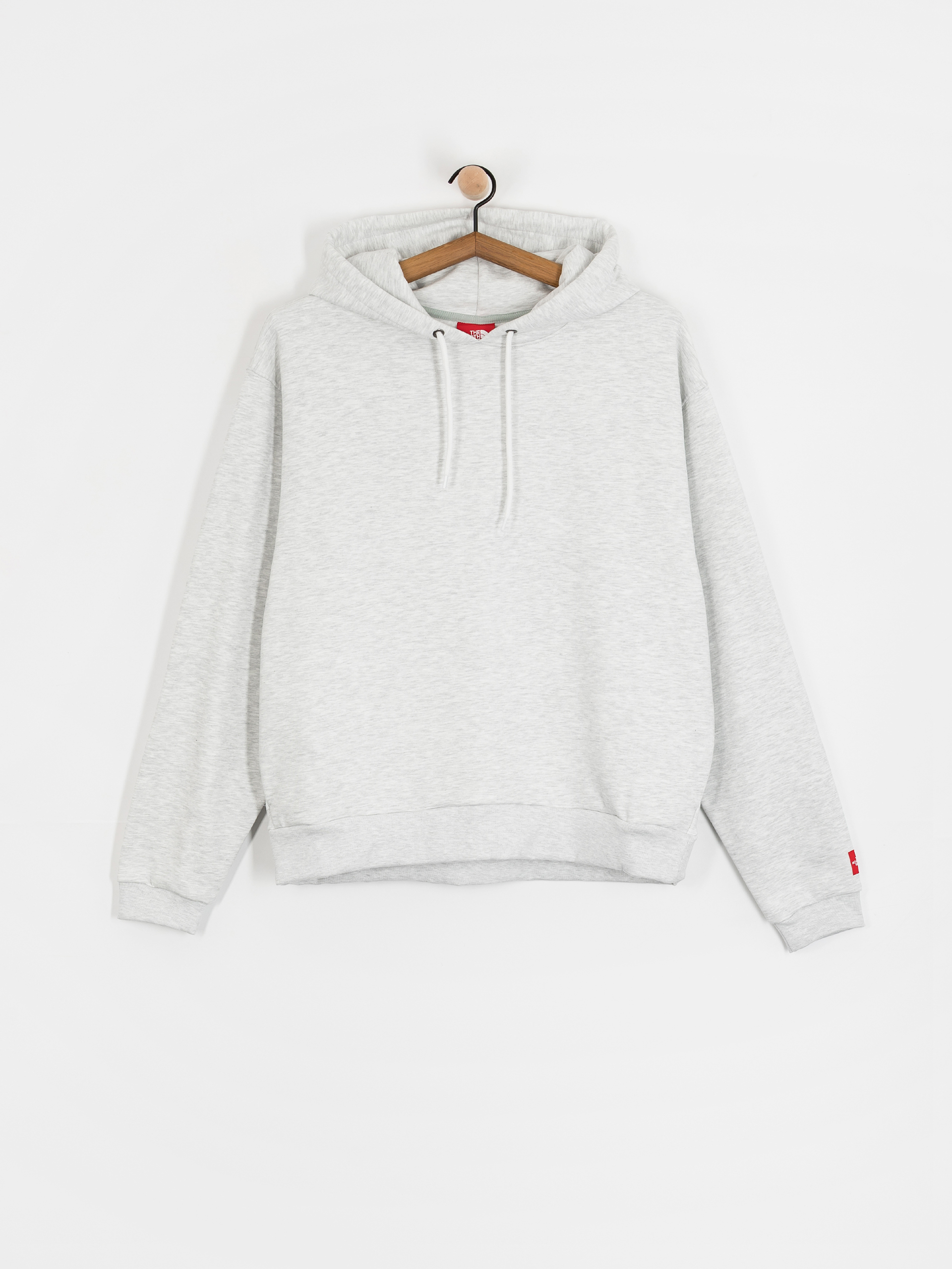 Суитшърт с качулка The North Face Red Box HD - сив (tnf classic grey ...